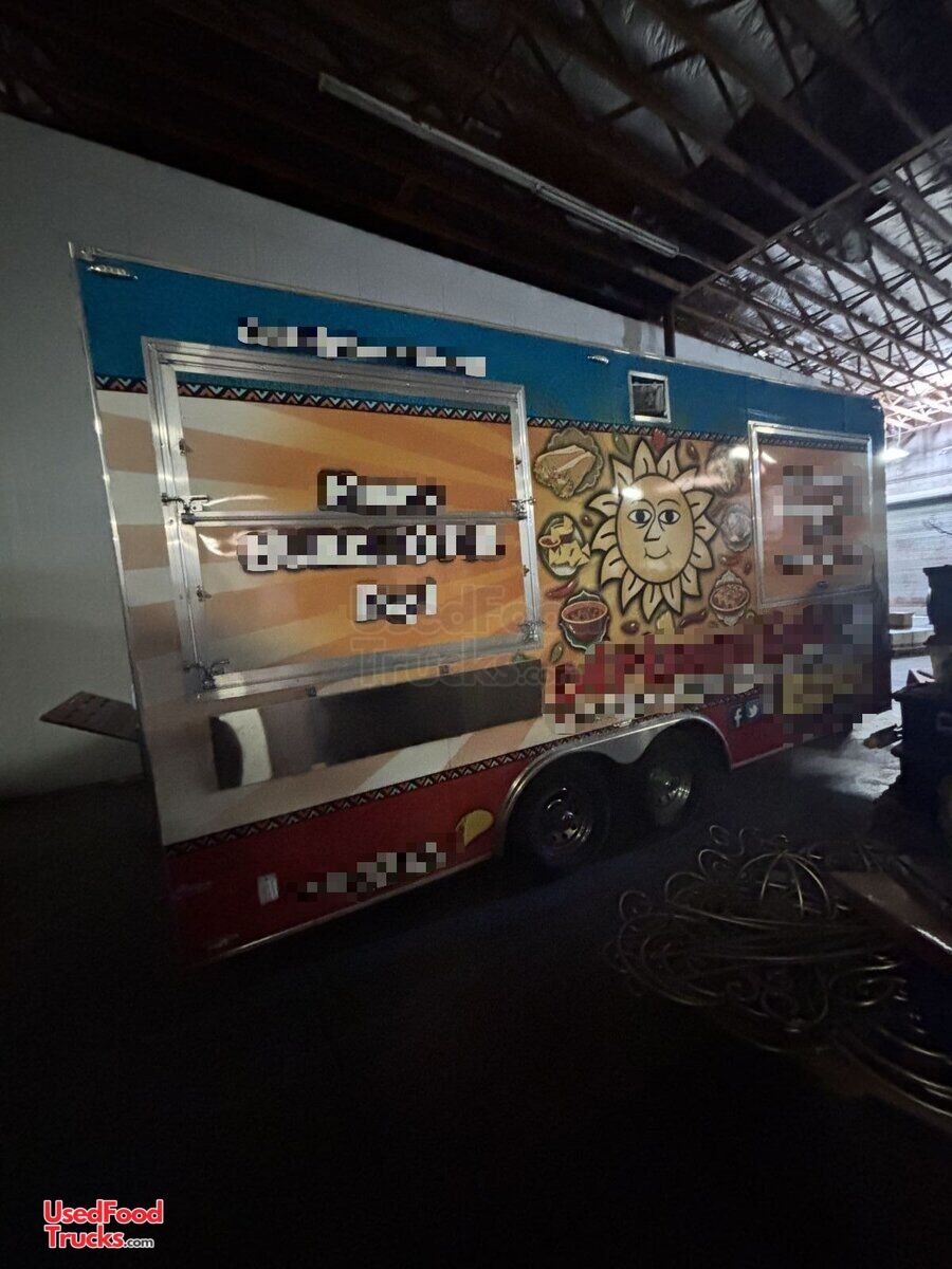 2014 8.5' x 18' Kitchen Food Concession Trailer with Fire Suppression ...