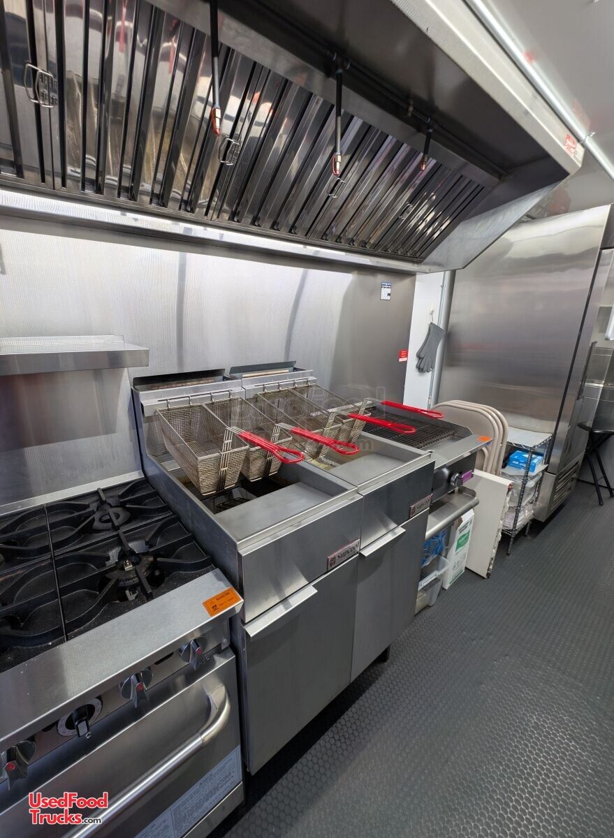 2024 8.5 x 16' Food Kitchen Concession Trailer with Pro Fire System