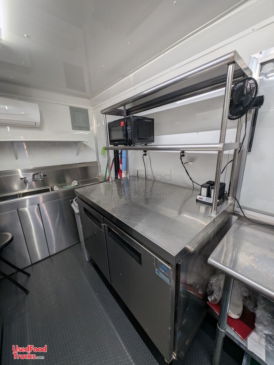 2024 8.5 x 16' Food Kitchen Concession Trailer with Pro Fire System