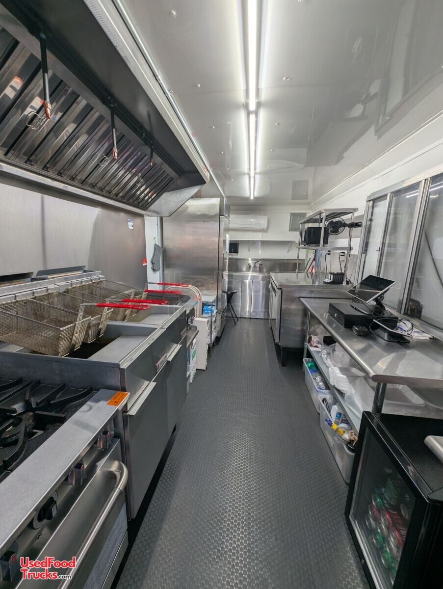 2024 8.5 x 16' Food Kitchen Concession Trailer with Pro Fire System