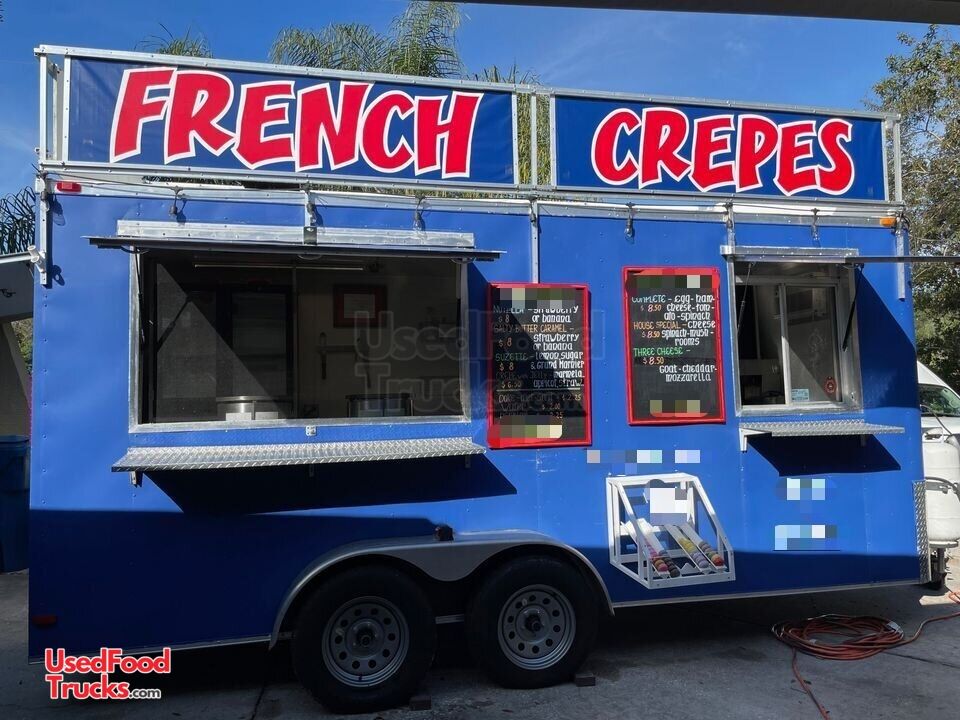 2017 17' Turnkey Ready Crepe Concession Trailer / Crepes and Macarons ...