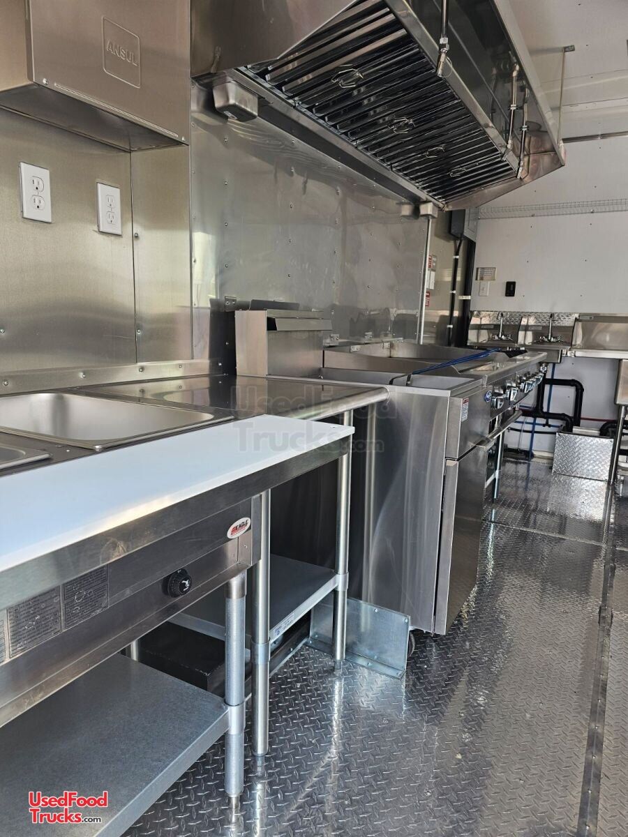 Loaded 2023 8.4' x 16' Kitchen Food Concession Trailer with Pro-Fire System